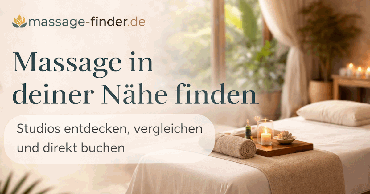 Massage Finder – Massage in deiner Nähe finden